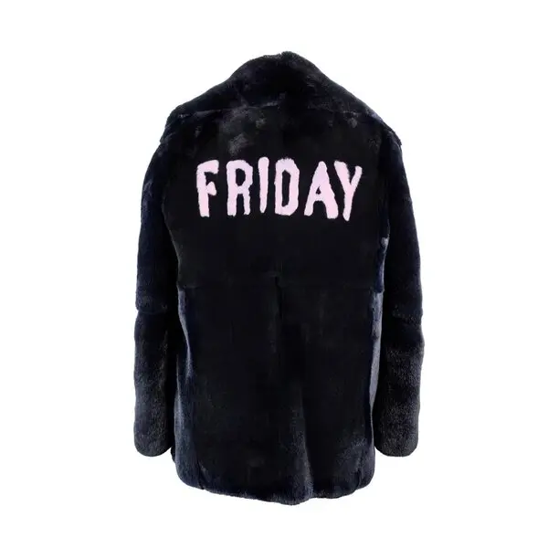 Alberta Ferretti Friday Rabbit Fur Jacket