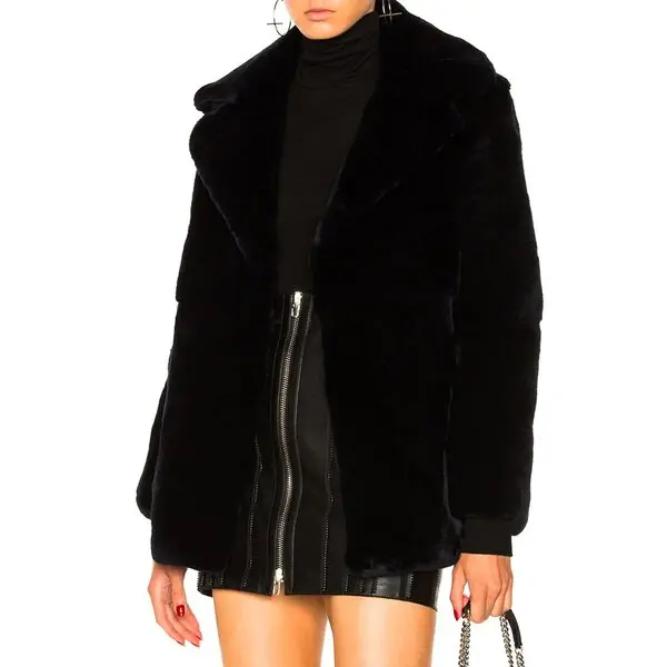 Alberta Ferretti Rabbit Fur Jacket