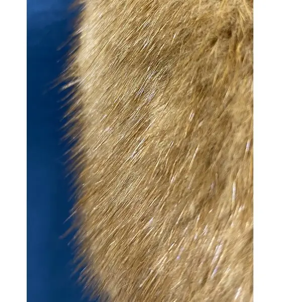 Dsquared2 Mink Collar Sleeveless Top