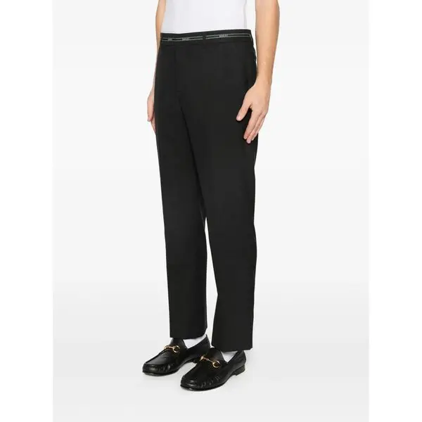 Gucci Grey Trousers Regular & Straight-leg Trousers