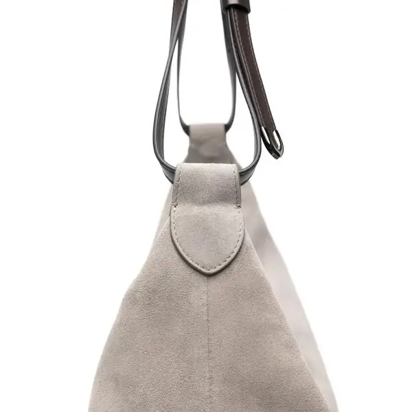 Brunello Cucinelli Grey Shoulder Bags - Gray