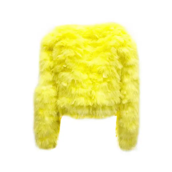 Dsquared2 Feathers Bomber Jacket - Yellow