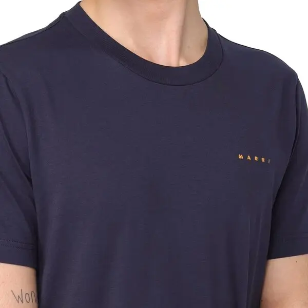Marni Cotton Logo T-shirt - Black