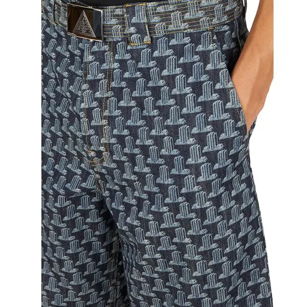 LANVIN Column Monogram Shorts