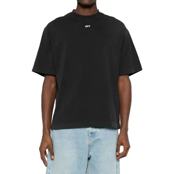 Off-White S.matthew Skate Logo-print T-shirt - Black