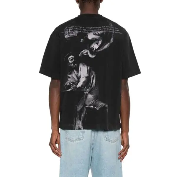 Off-White S.matthew Skate Logo-print T-shirt - Black