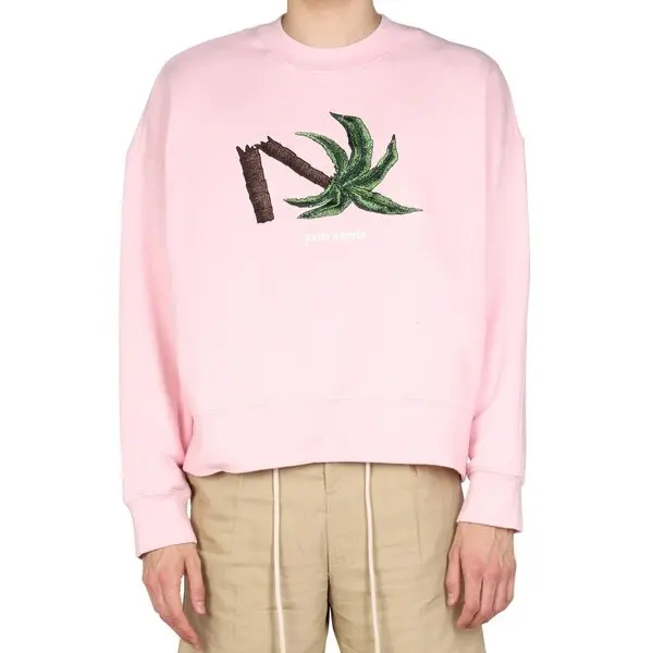 Palm Angels Logo Sweatshirt - Pink