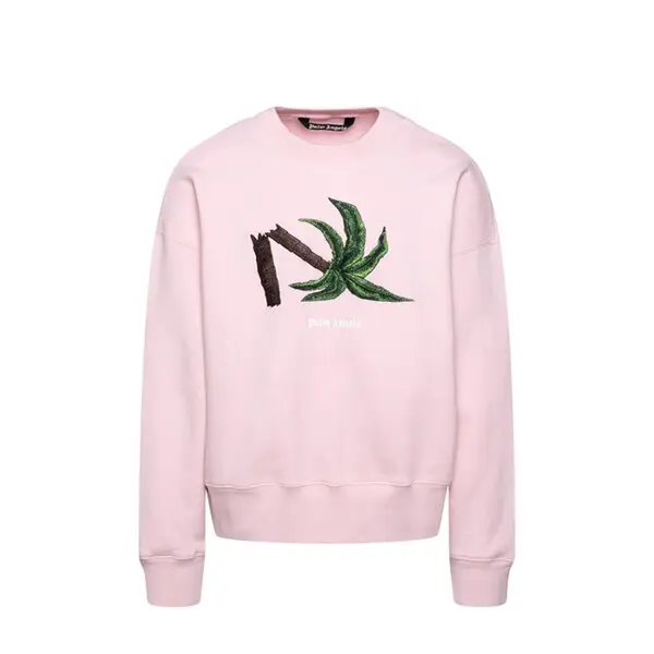 Palm Angels Logo Sweatshirt - Pink