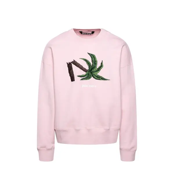 Palm Angels Logo Sweatshirt - Pink