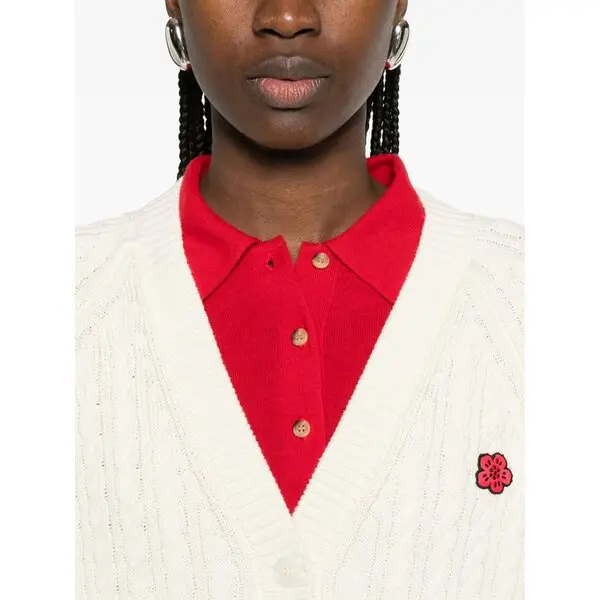 Kenzo Neutrals Knitwear Cardigans