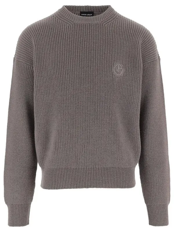 Giorgio Armani Virgin Wool Sweater - Gray