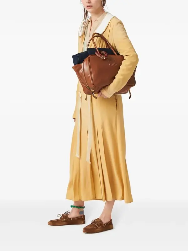 Miu Miu Large Beau Bag - Brown