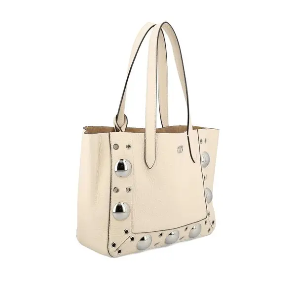Valentino Garavani Studded Tote Bag - Cream