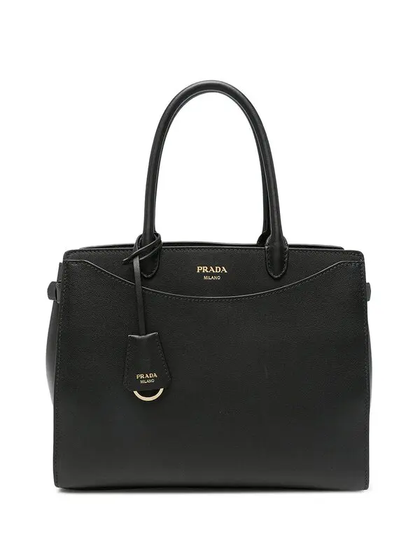 Prada Borsa A Mano Prelude Large In Pelle