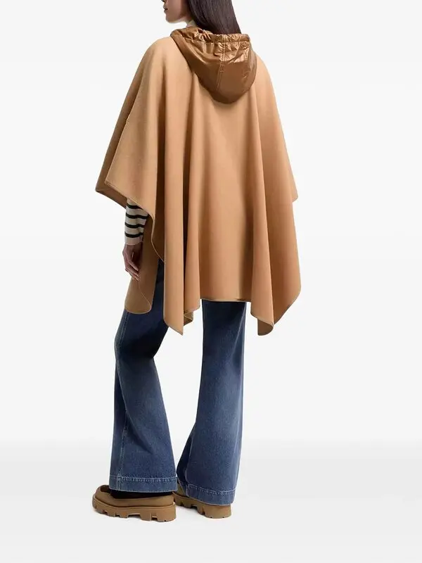 Moncler Padded Wool Blend Cape