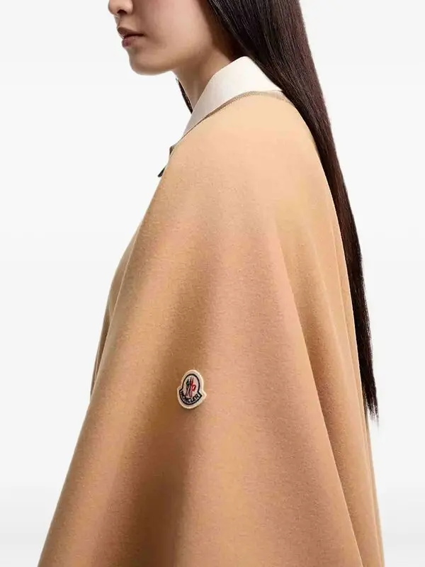 Moncler Padded Wool Blend Cape