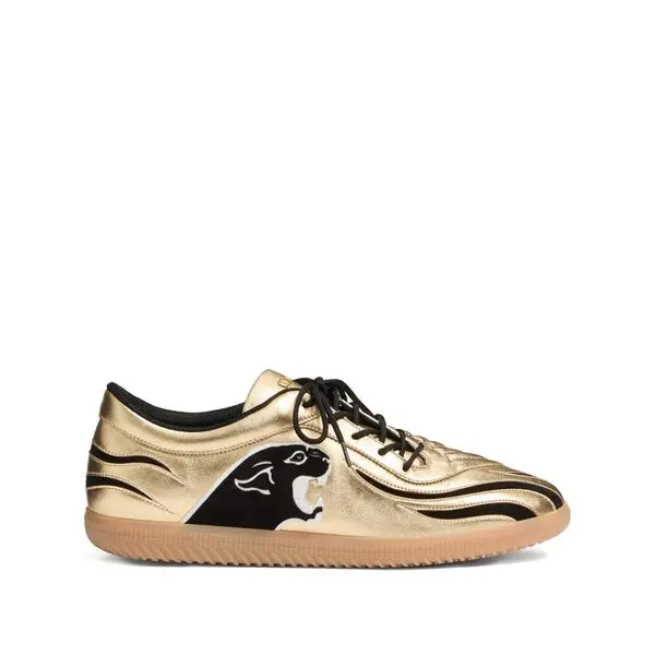 Valentino Garavani Laminated Nappa Leather Low Top Sneakers