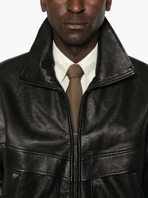 Saint Laurent Lambskin Bomber Jacket