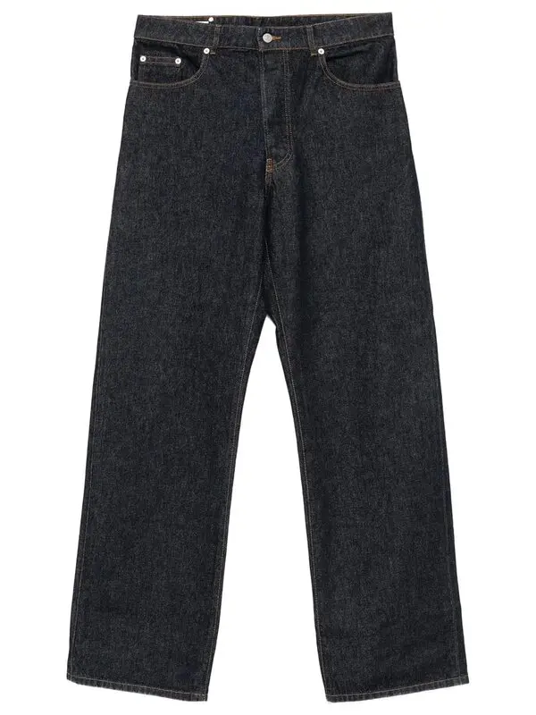 Dries Van Noten Peyter Denim Pants - Blue