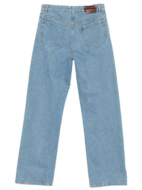 Dries Van Noten Peyter Denim Pants - Blue