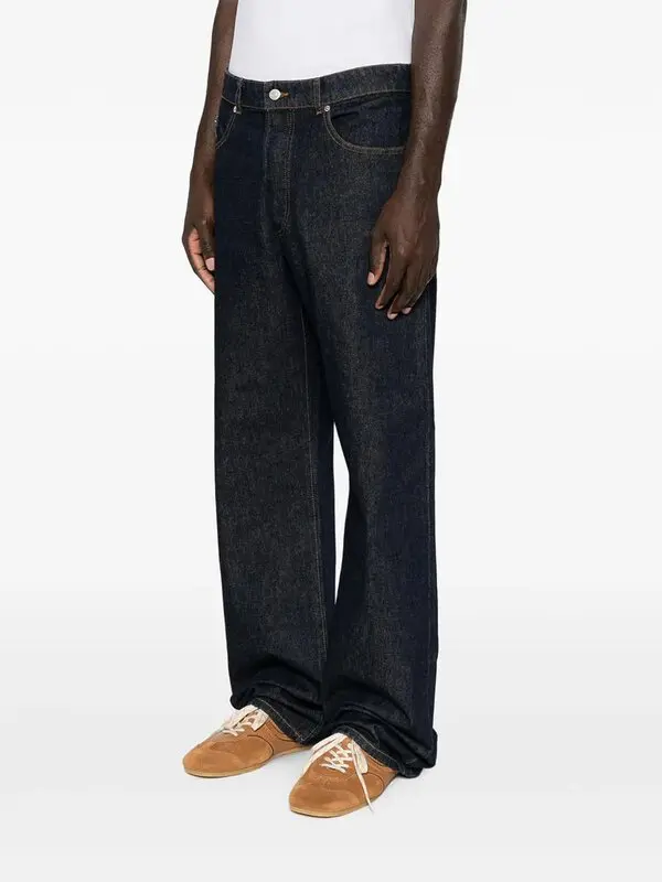 Dries Van Noten Peyter Denim Pants - Blue