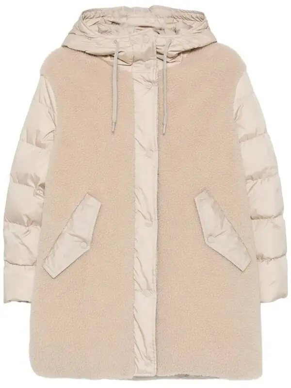 Herno Panel Padded Coat - Multicolor