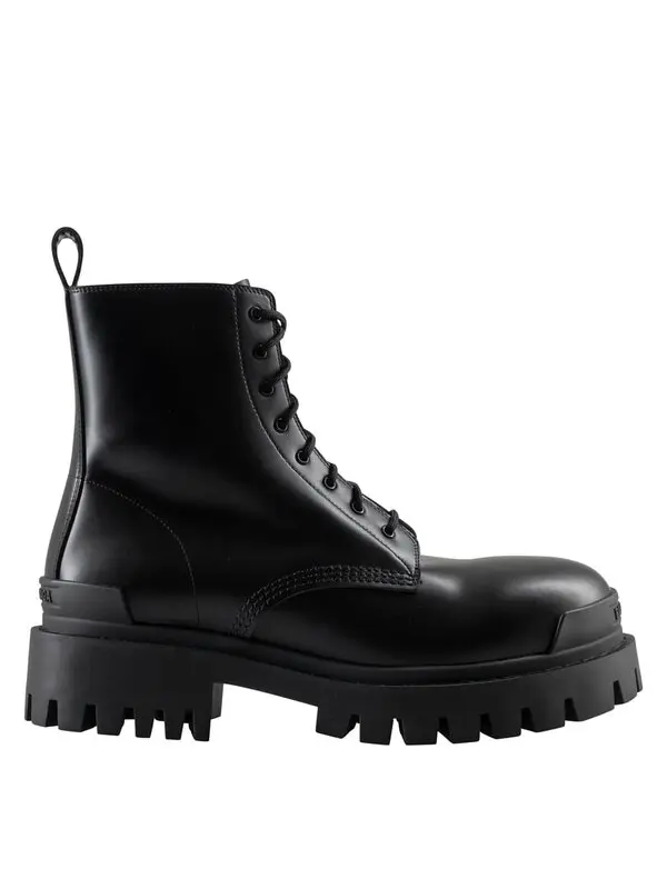 Balenciaga Strike Zip Bootie - Black