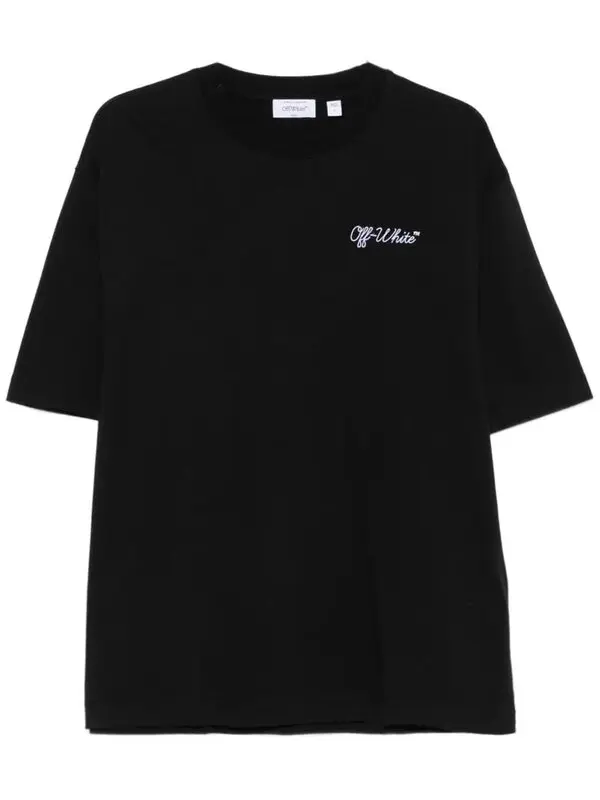 Off-White Script Logo Skate T-shirt - Black