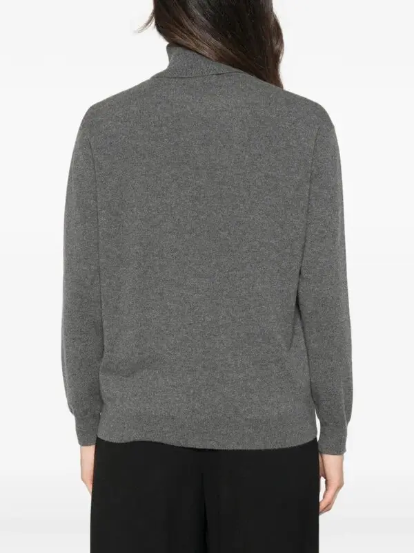 Brunello Cucinelli Cashmere Turtleneck Sweater - Gray