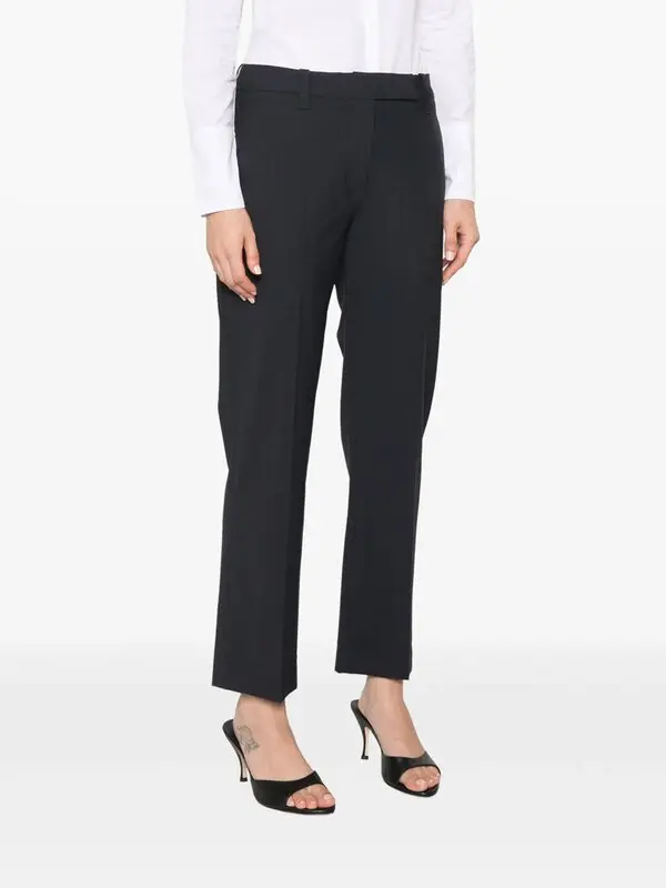 Brunello Cucinelli Pressed-crease Wool Trousers