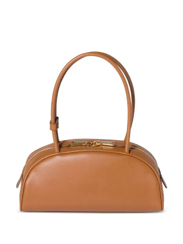 Miu Miu Beau Softy Medium Leather Bag - Brown