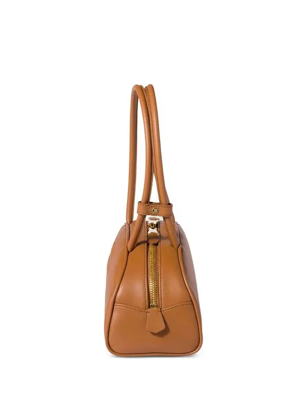Miu Miu Beau Softy Medium Leather Bag - Brown