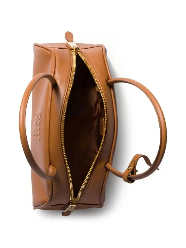 Miu Miu Beau Softy Medium Leather Bag - Brown