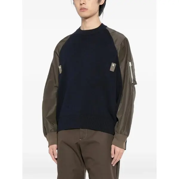 Sacai Sweaters & Knitwear Sweatshirts - Black