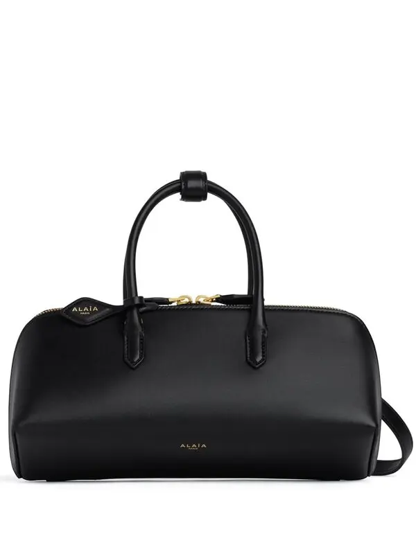 Alaïa Delta Small Bag In Box Calfskin - Black