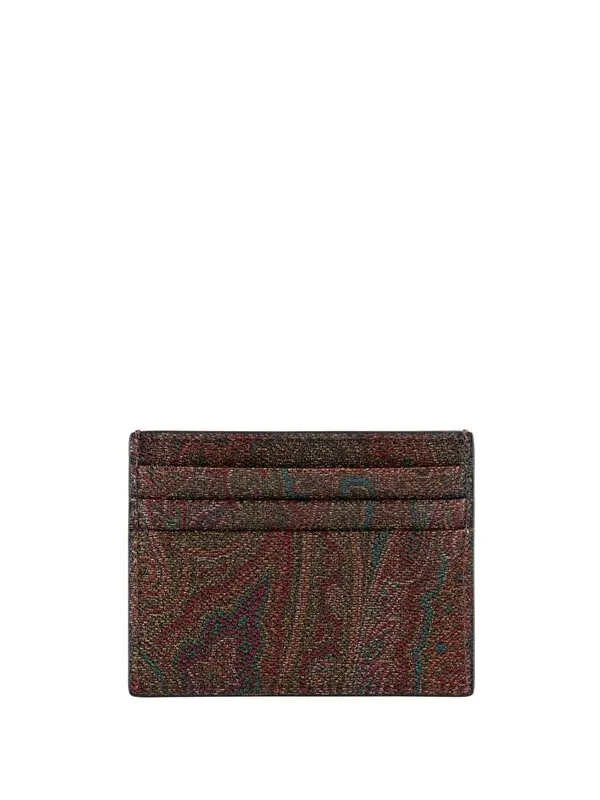 Etro Card Holder Arnica - Brown