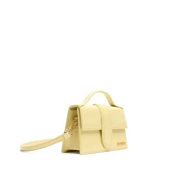 Jacquemus Le Grand Bambino Leather Shoulder Bag - Yellow