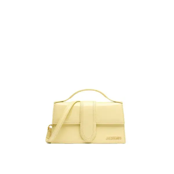 Jacquemus Le Grand Bambino Leather Shoulder Bag - Yellow