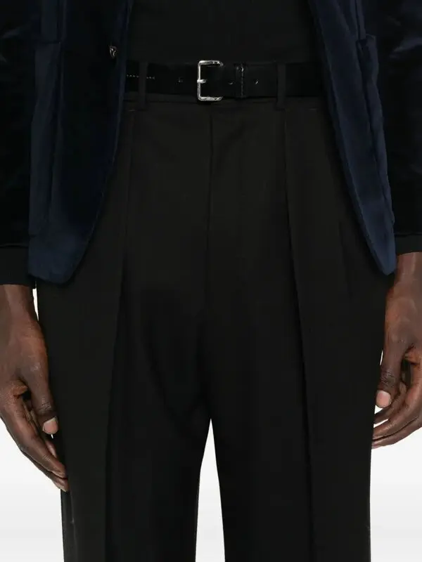 TOM FORD High Twist Wool Pleated Trousers