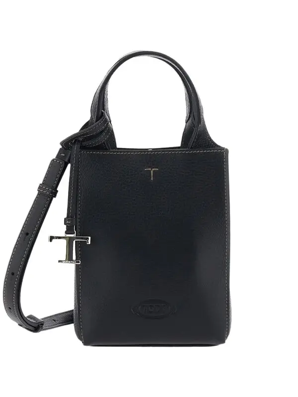 TOD'S Calf Leather Micro Handbag - Black
