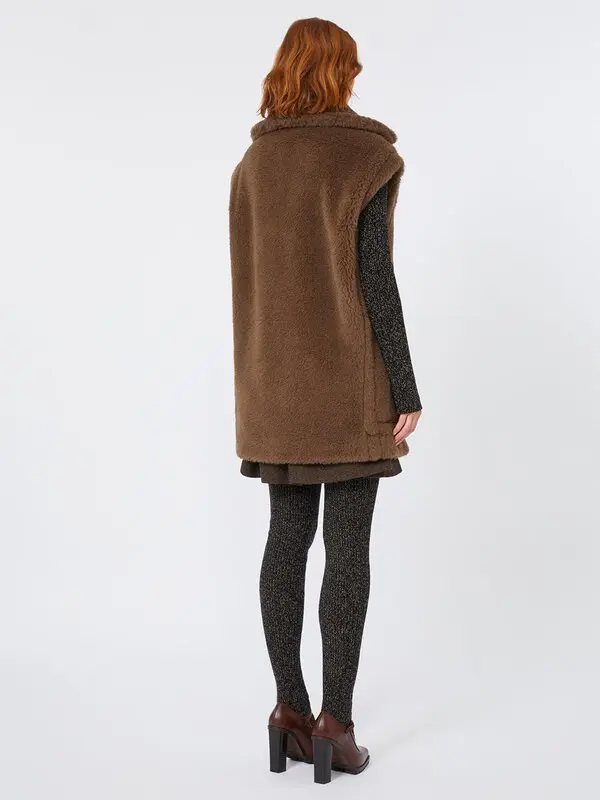 Max Mara Alpaca And Wool Teddy Vest