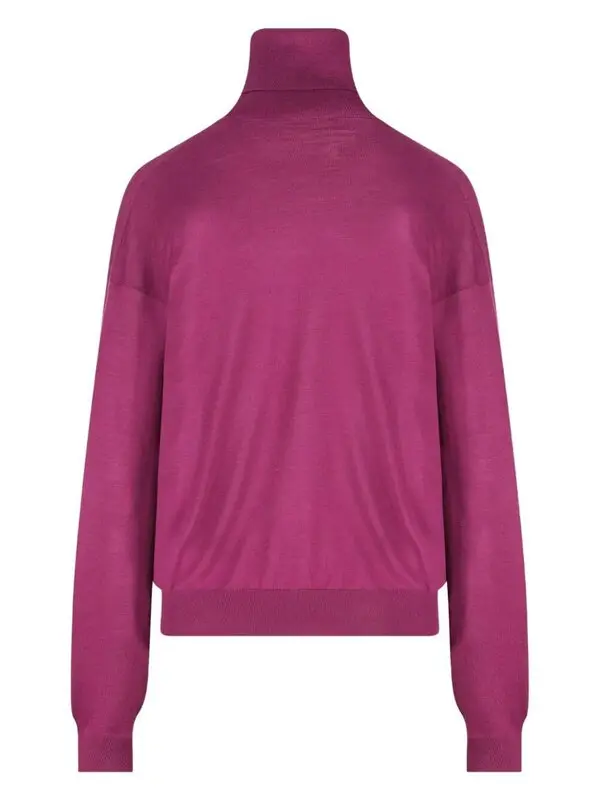 Saint Laurent Roll-neck Wool Sweater