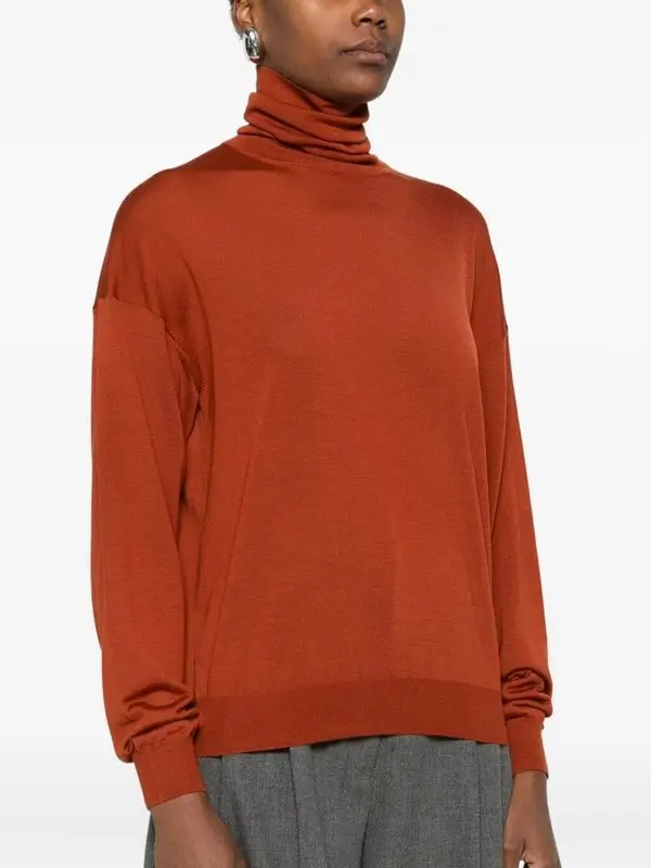 Saint Laurent Roll-neck Wool Sweater