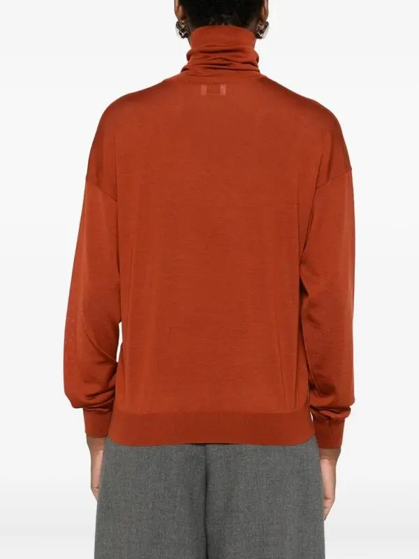 Saint Laurent Roll-neck Wool Sweater