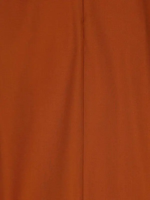 Saint Laurent High-neck Satin Top - Brown