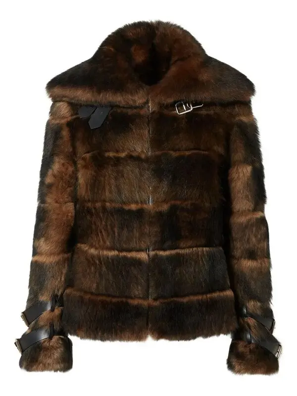 Fendi Jacket Shearling - Brown