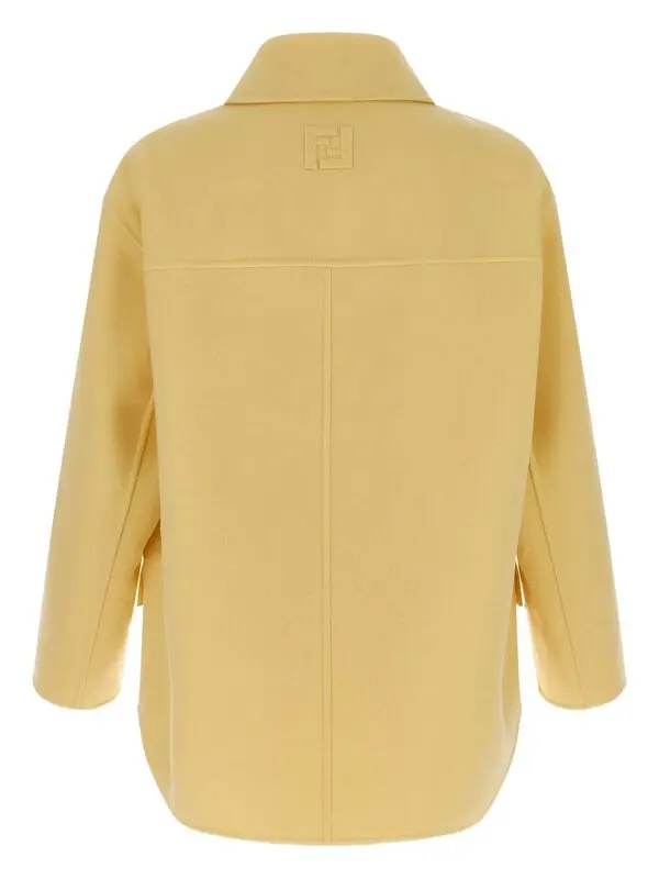 Fendi Wool Double-breasted Pea Coat