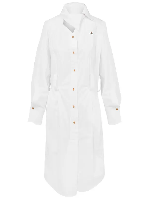 VIVIENNE WESTWOOD Drunken Shirt Dress - White