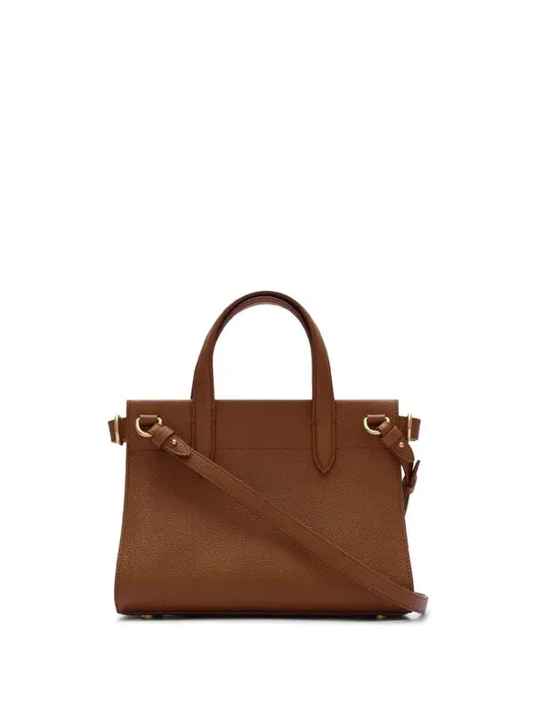 Burberry Mini Cotswolds Check Tote Bag - Brown