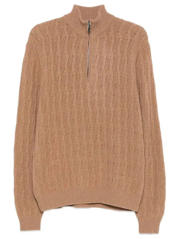Etro Cashmere Quarter-zip Jumper - Multicolor